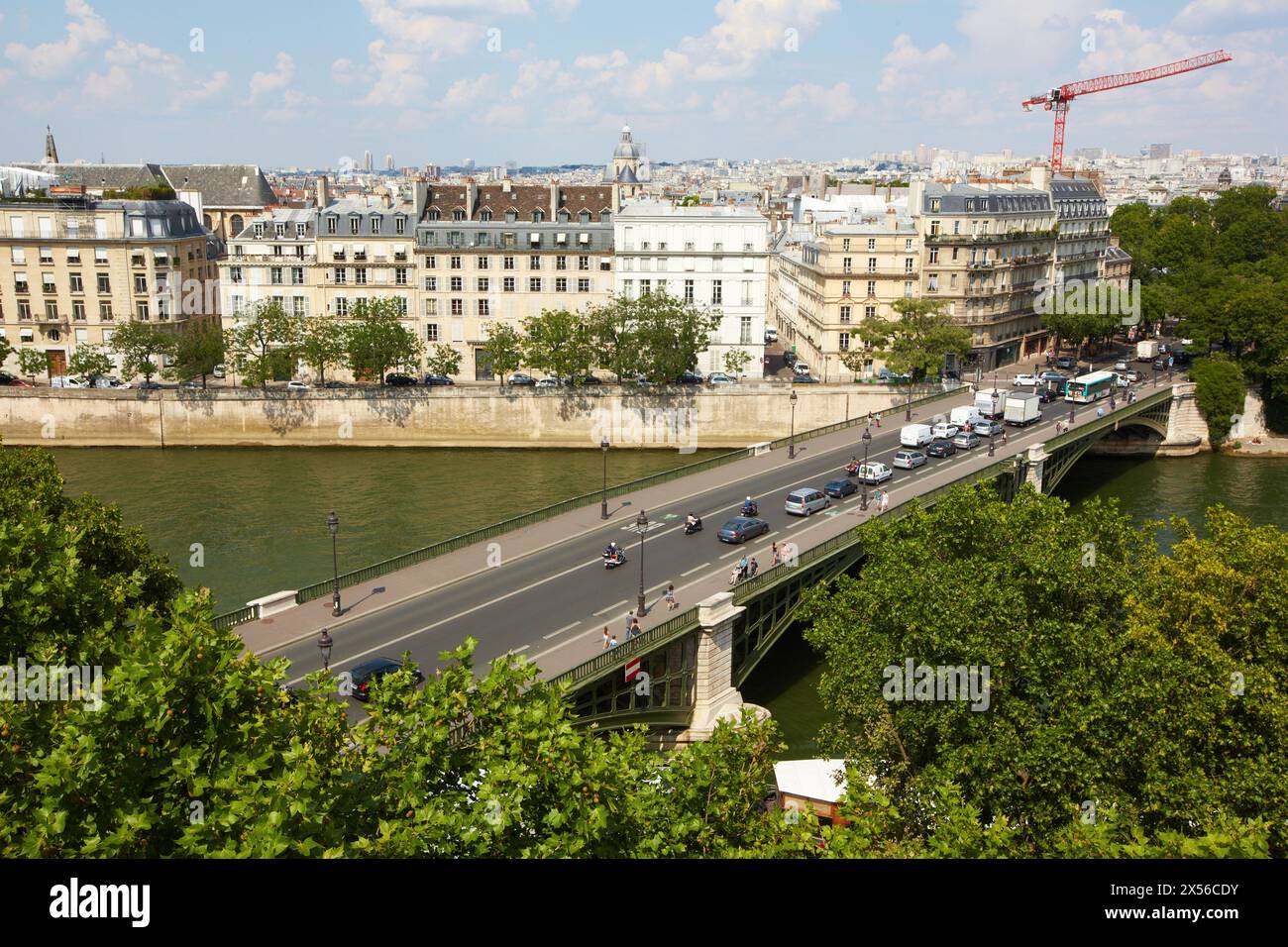 Pont de Sully. Seine River. Paris. France. Europe Stock Photo - Alamy