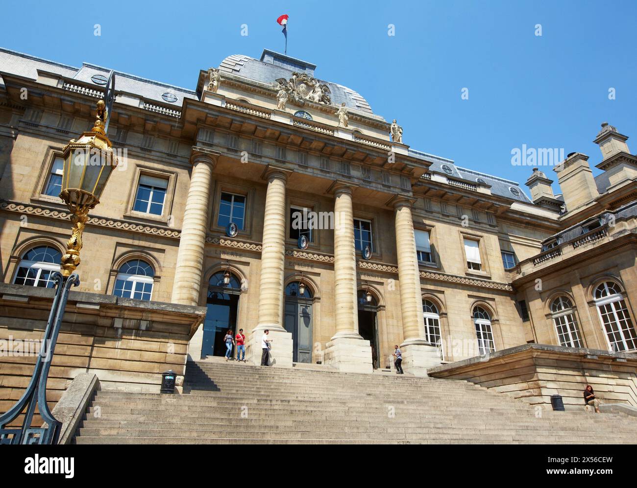 Tribunal de Grande Instance. Palais de Justice. Paris. France Stock ...