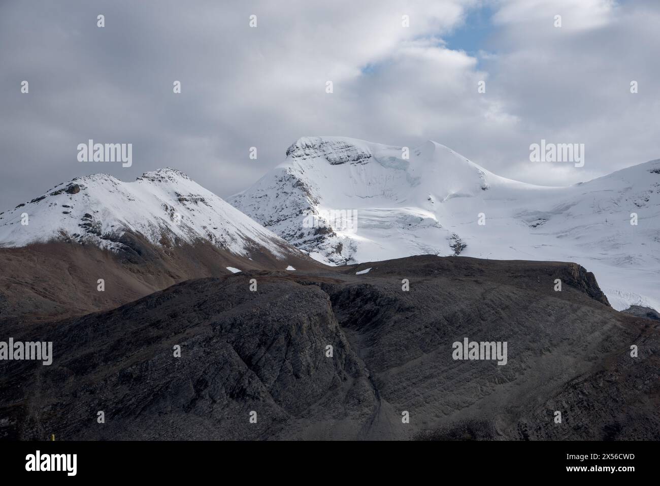 Dome Glacier is running from Columbia Icefield which is the largest ...