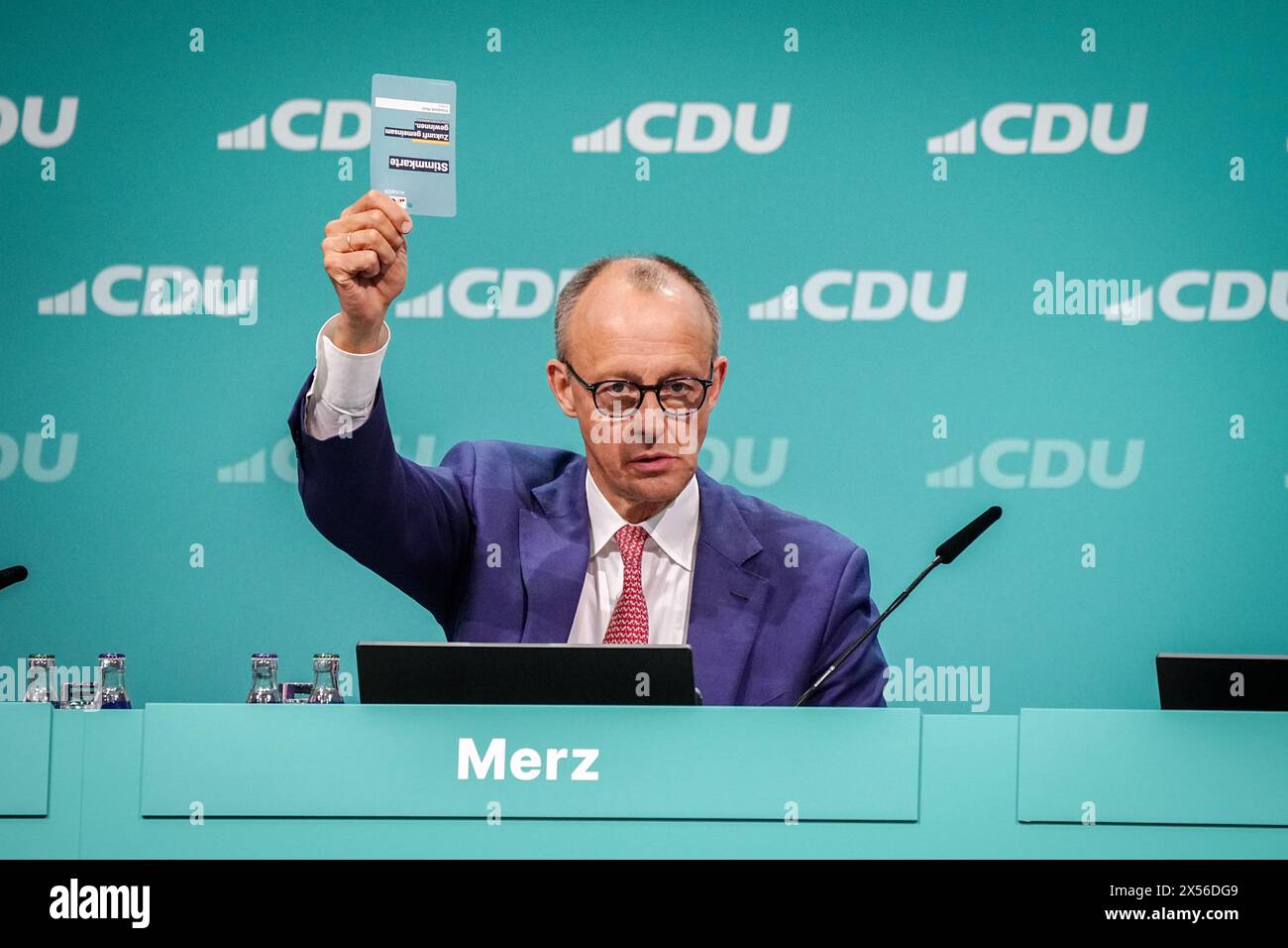 Berlin, Germany. 07th May, 2024. Friedrich Merz, CDU Federal Chairman ...
