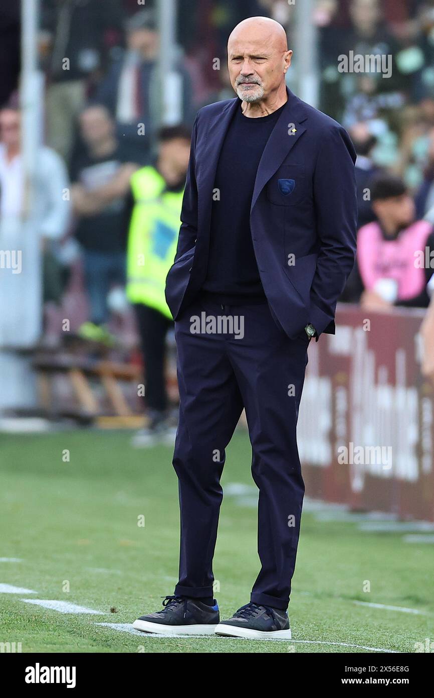 Stefano Colantuono head coach of US Salernitana during the Serie A ...