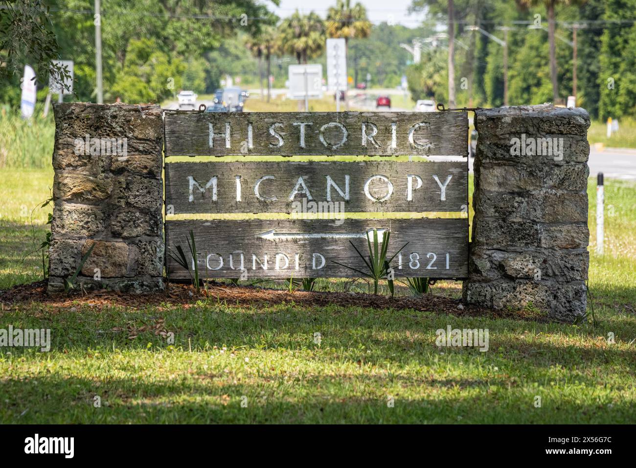 Micanopy signage hi-res stock photography and images - Alamy