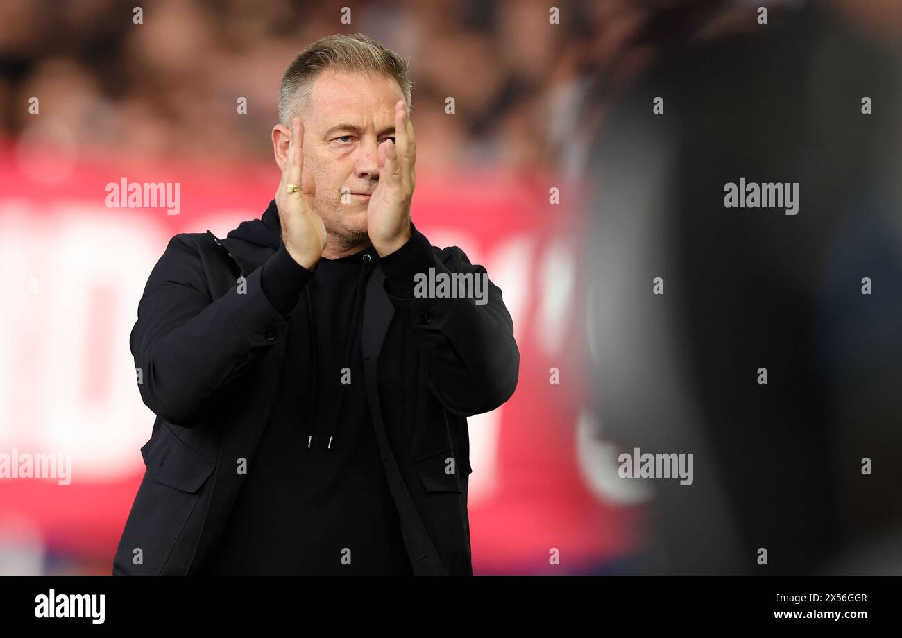 Crawley Town manager Scott Lindsey prior to kick off in the Sky Bet ...