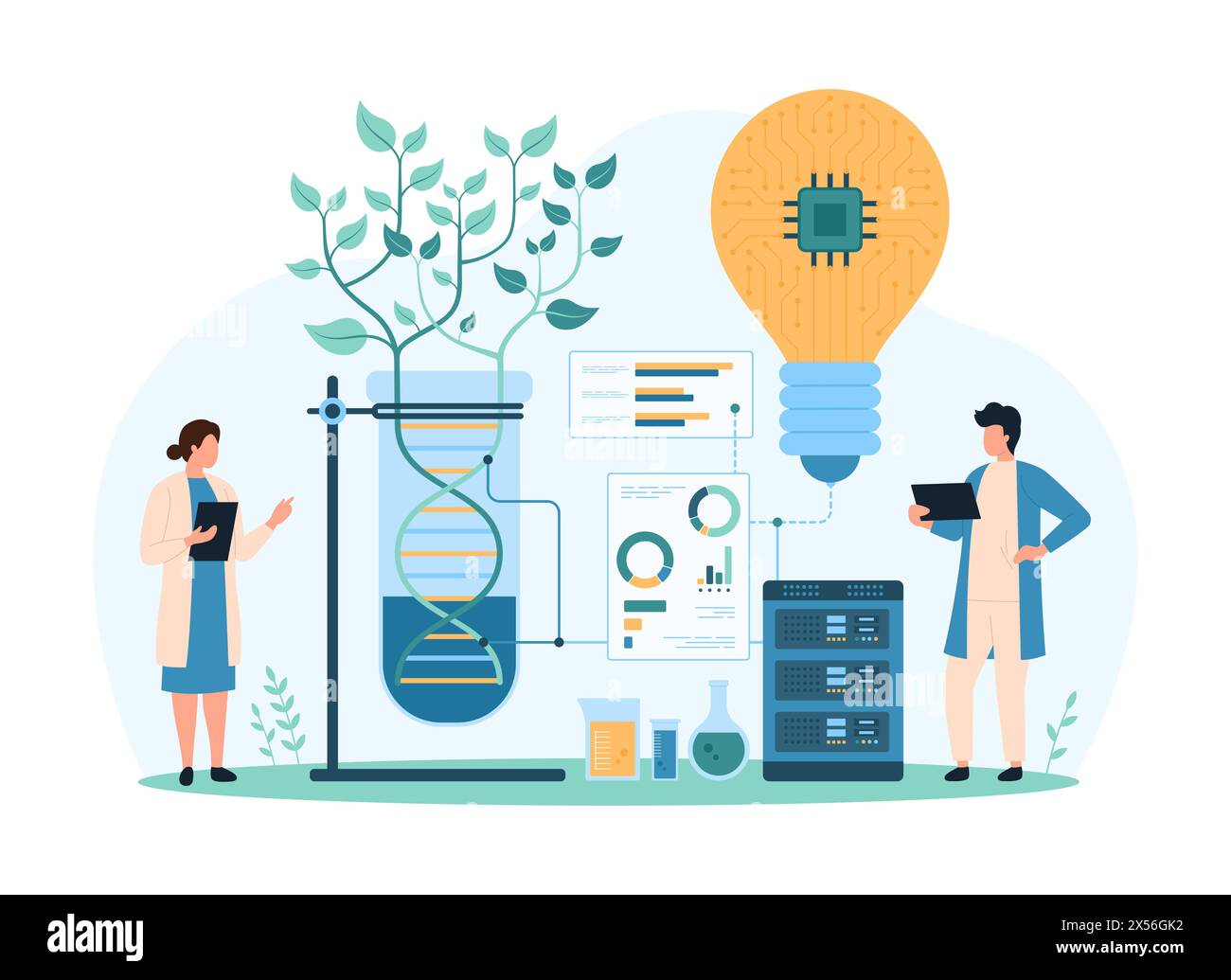 Farm cartoon plant hi-res stock photography and images - Alamy