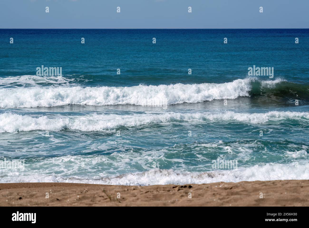 Wavy seaside in spring hi-res stock photography and images - Alamy