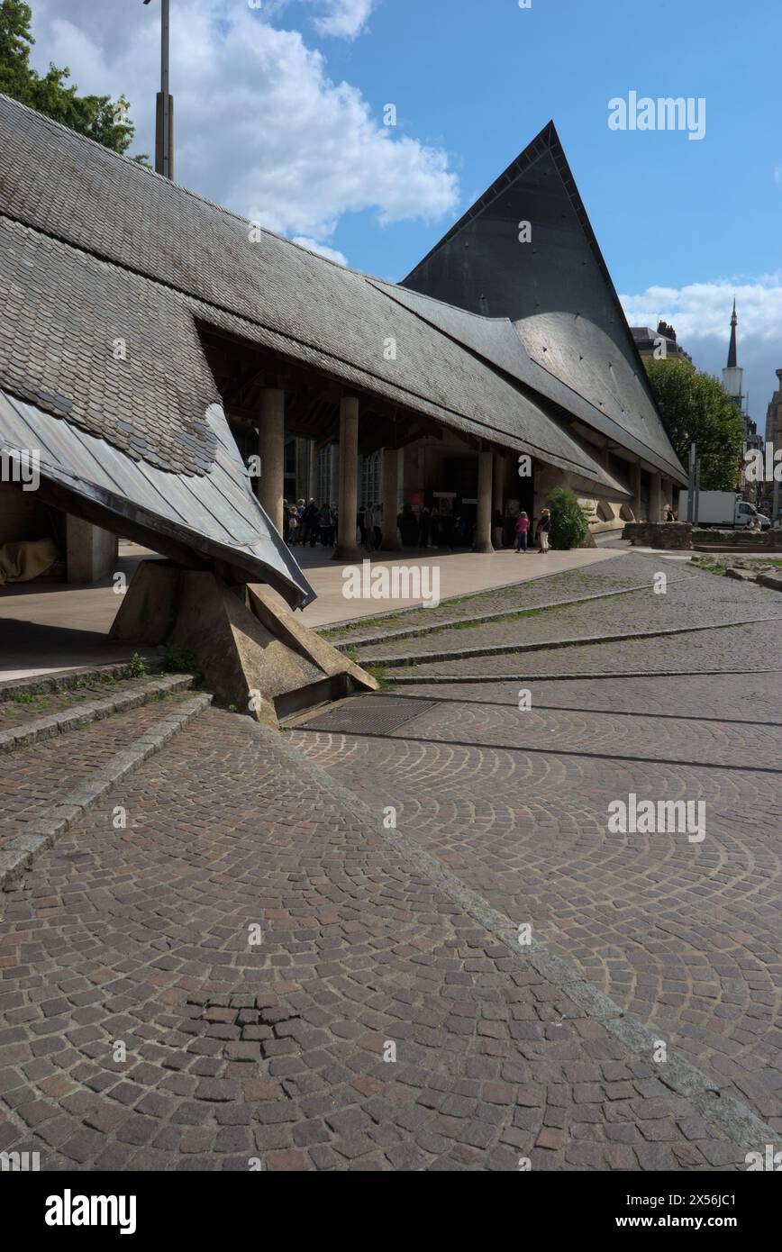 Rouen, Old Market Square, Joan of Arc Church. Seine maritime, Normandy ...