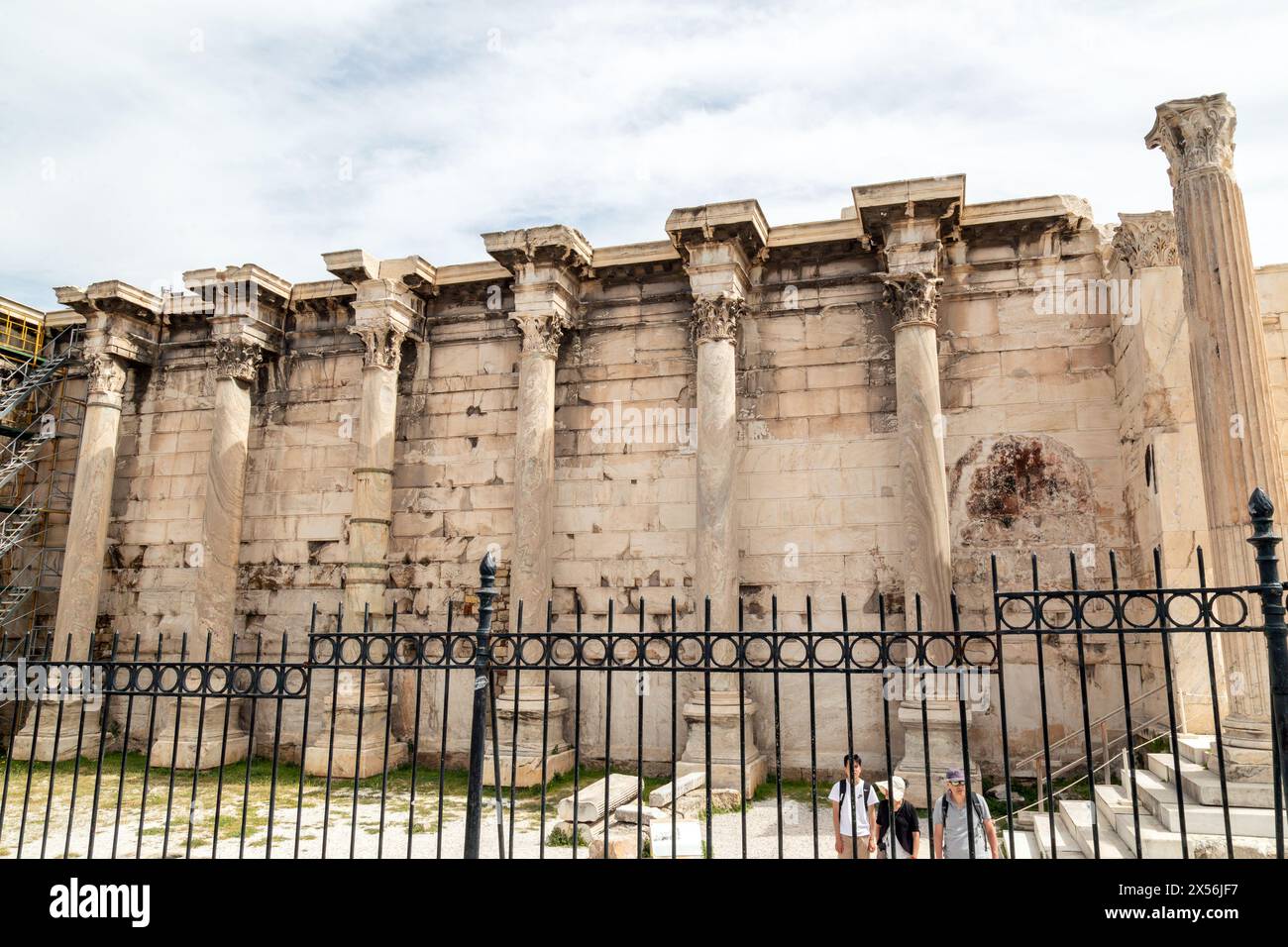 The remains of Hadrian's Library, created by Roman Emperor Hadrian in ...