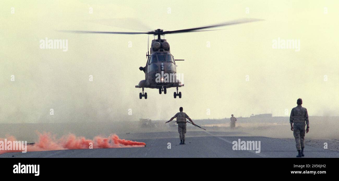 First Gulf War: 2nd March 1991 In north-east Kuwait, a British soldier ...