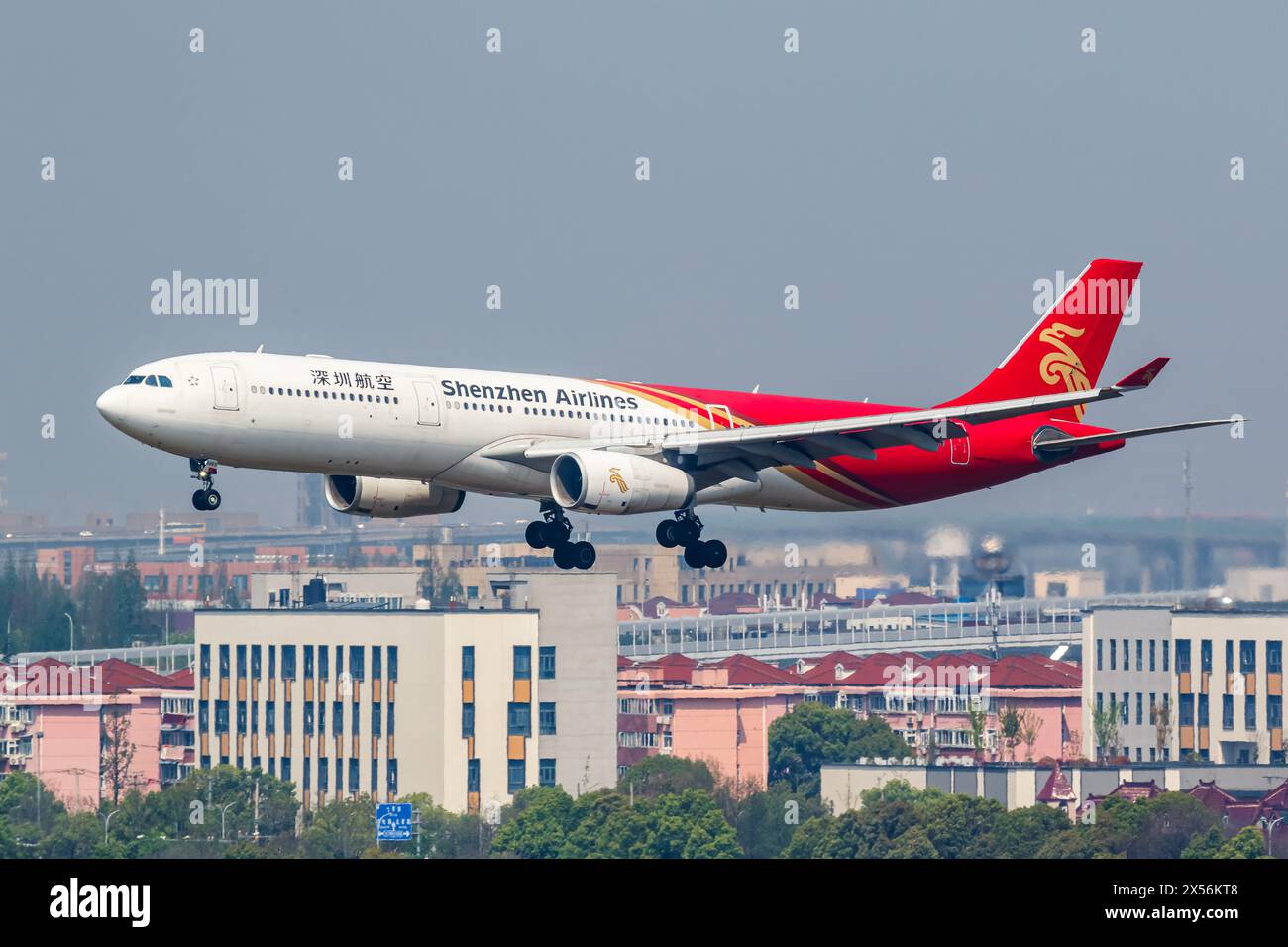 Shanghai, China - April 10, 2024: A Shenzhen Airlines Airbus A330-300 ...