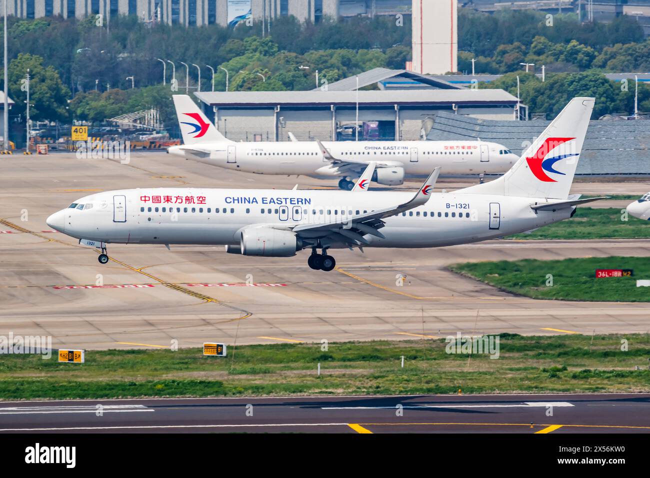 Shanghai, China - April 10, 2024: A Boeing 737-800 Aircraft Of China ...