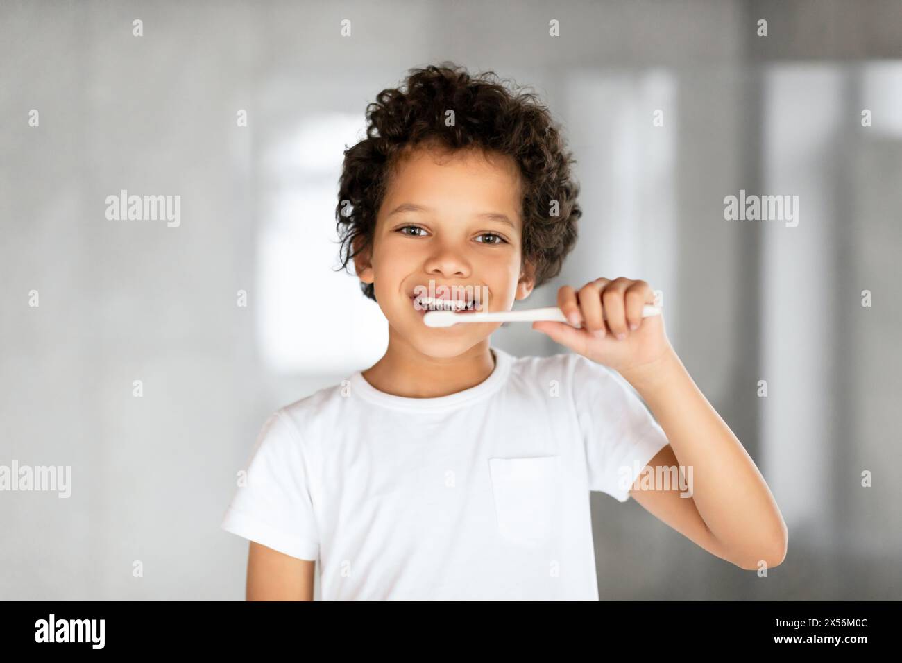 Guy Brushing His Teeth