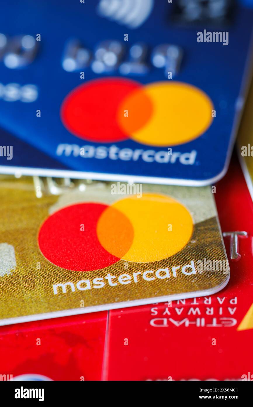 Stuttgart, Germany - May 1, 2024: Mastercard Credit Cards To Pay As ...