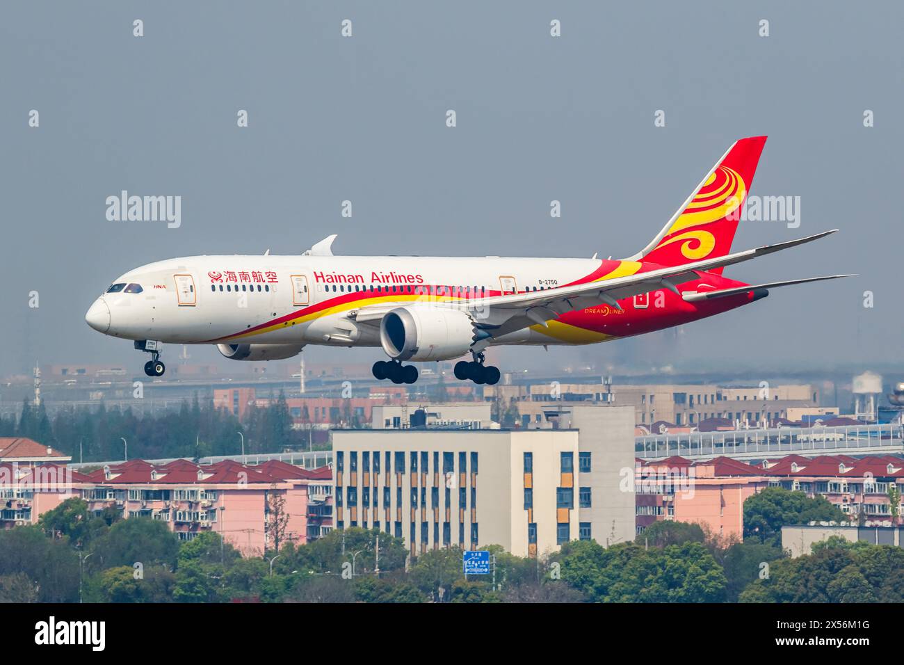 Shanghai, China - April 10, 2024: A Boeing 787-8 Dreamliner Aircraft Of ...