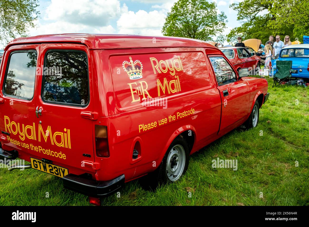 Earsham, Norfolk, UK – May 05 2024. A classic 1983 Morris post van on ...