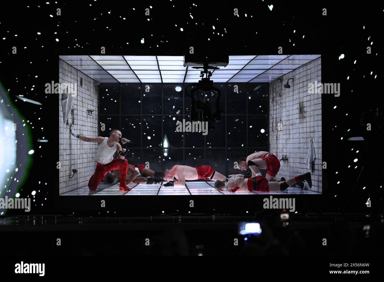 MALMÖ, SWEDEN 20240507Olly Alexander representing Great Britain with ...