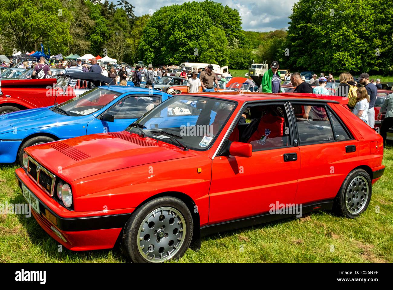 Earsham, Norfolk, UK – May 05 2024. Classic Lancia Delta Integrale on ...