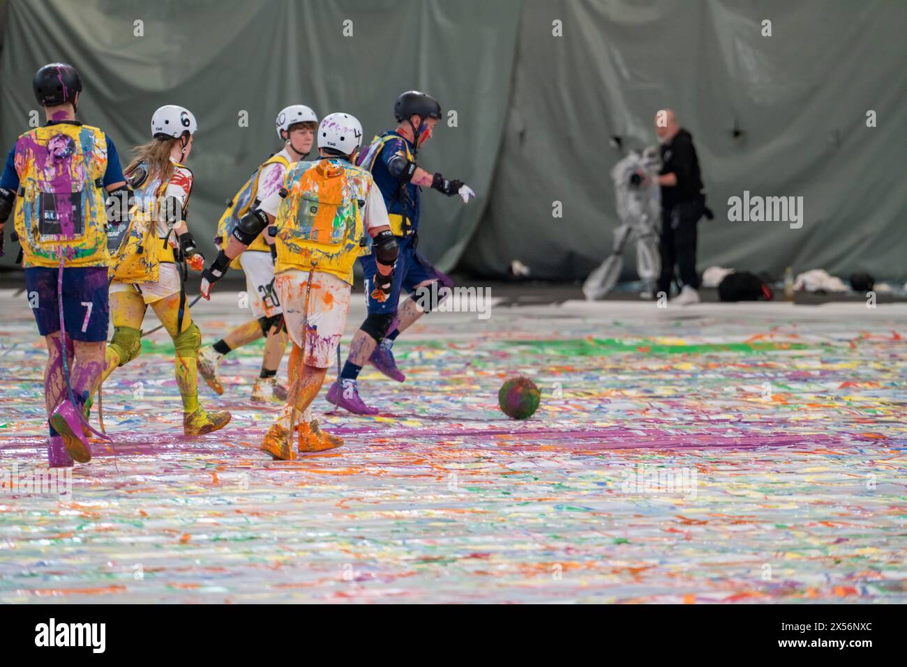 World record in the arena at Schalke, the largest painting in the world ...