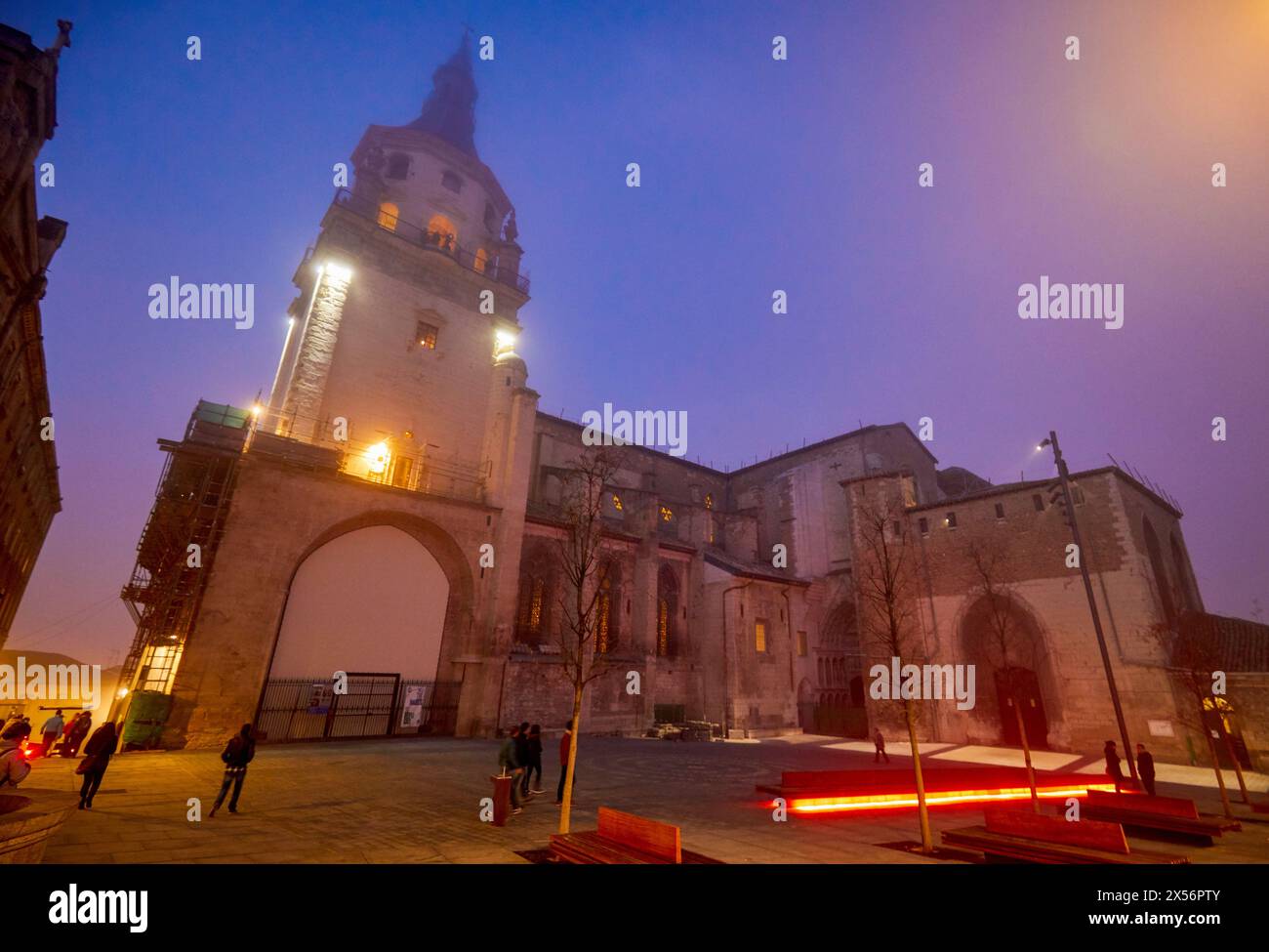 Cathedral of Santa Maria, Old town, Vitoria-Gasteiz, Araba, Basque ...