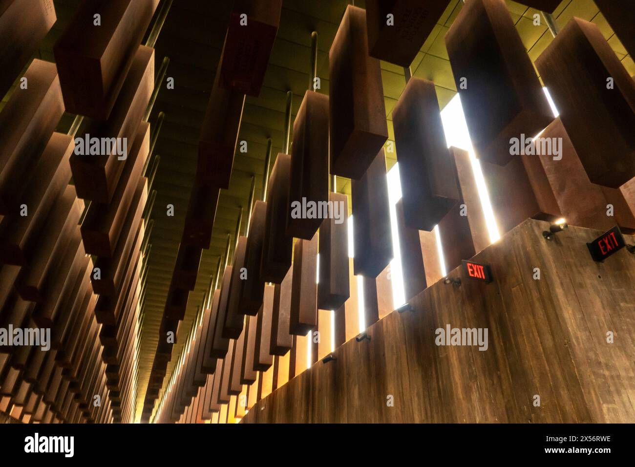The National Memorial for Peace and Justice in Montgomery Alabama Stock ...