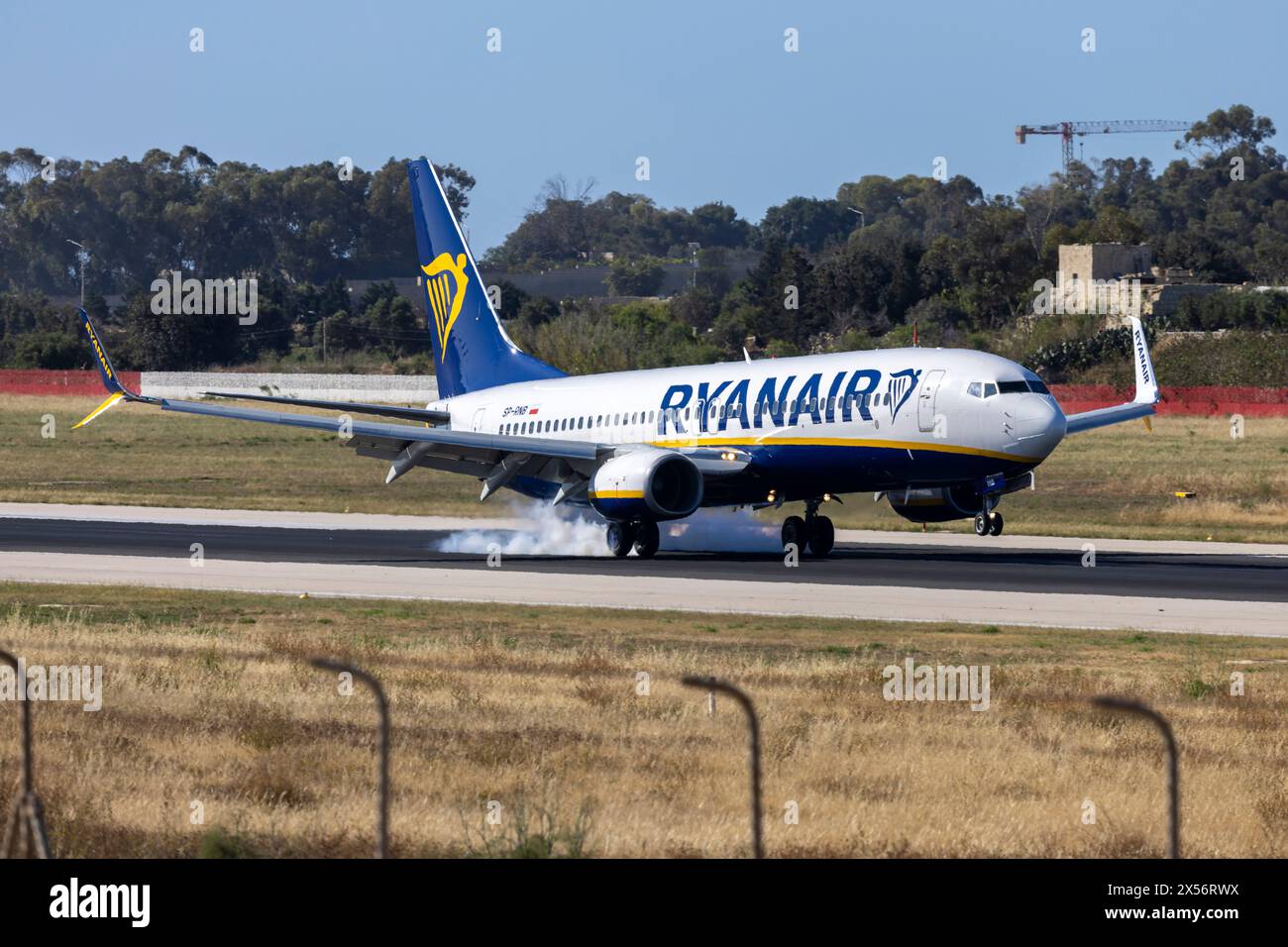Ryanair (Buzz) Boeing 737-8AS (REG: SP-RNB) modified with MAX style ...