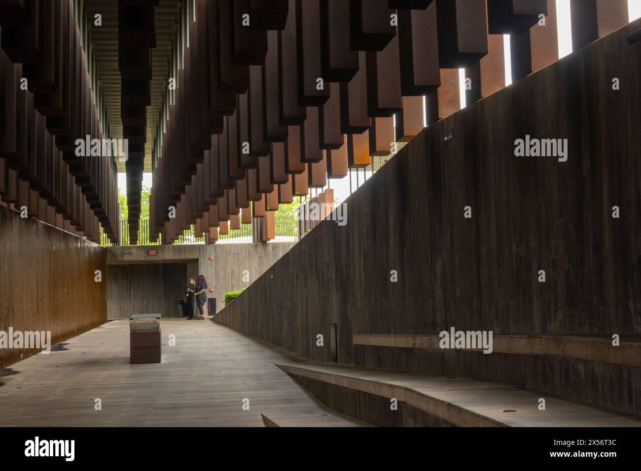 The National Memorial for Peace and Justice in Montgomery Alabama Stock ...