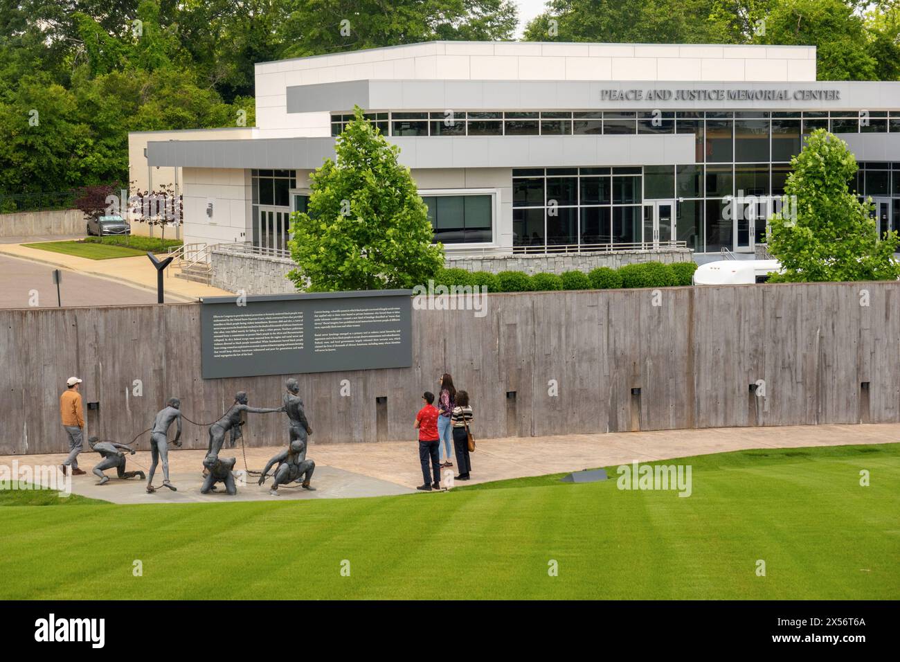 The National Memorial for Peace and Justice in Montgomery Alabama Stock ...