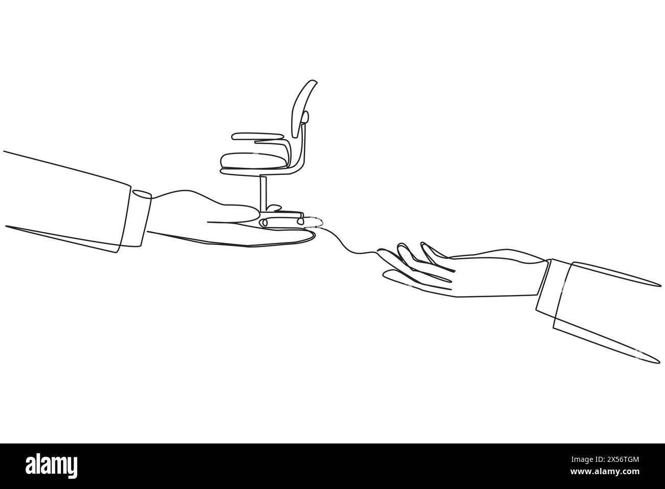 Donation handover Stock Vector Images - Alamy