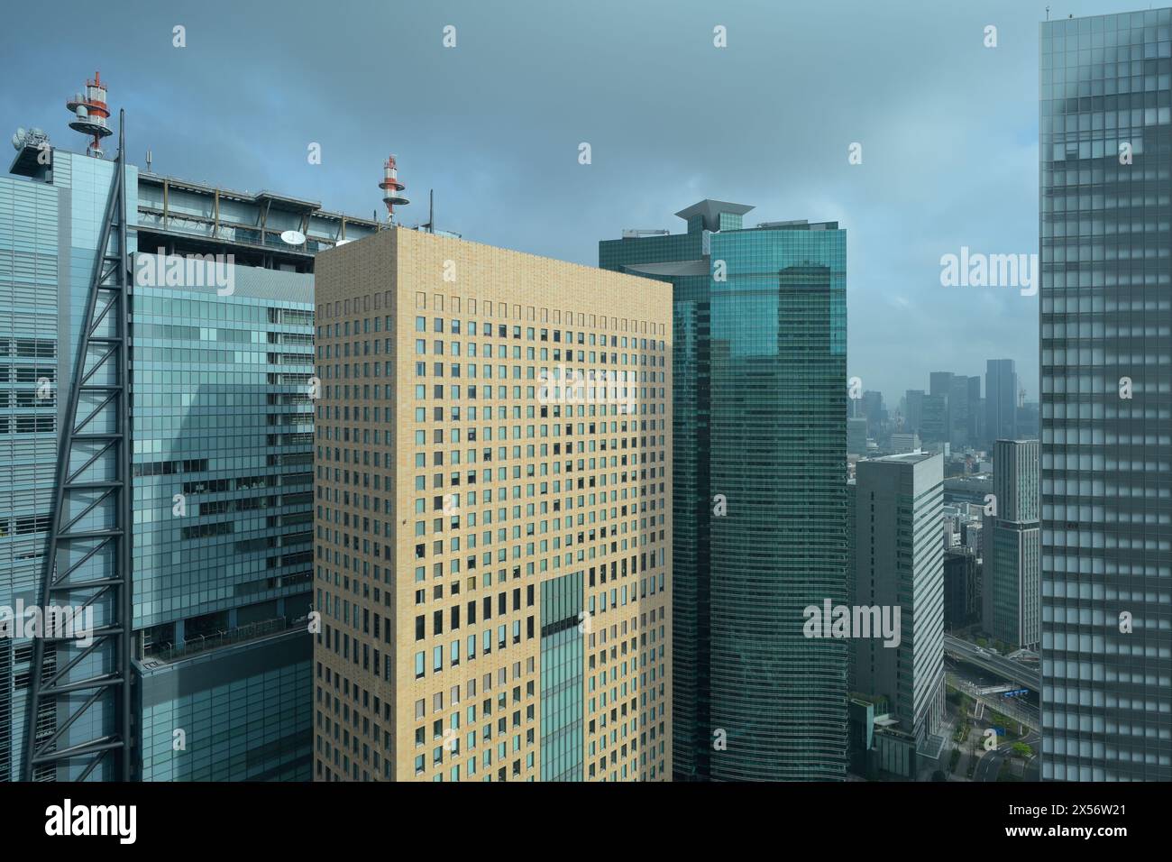 The headquarters of Shiseido Co Ltd in Minato-ku, Tokyo JP Stock Photo ...