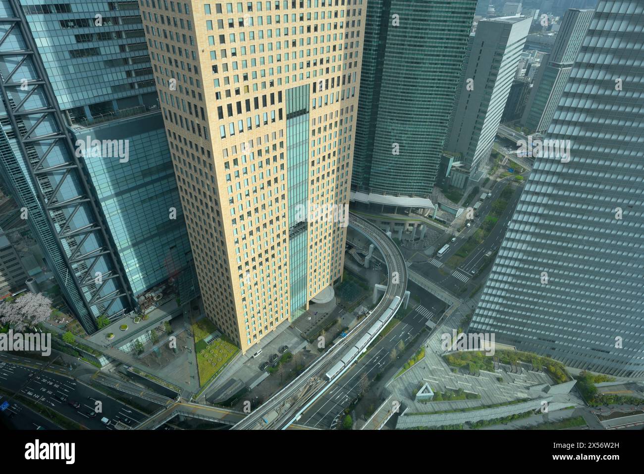The headquarters of Shiseido Co Ltd in Minato-ku, Tokyo JP Stock Photo ...