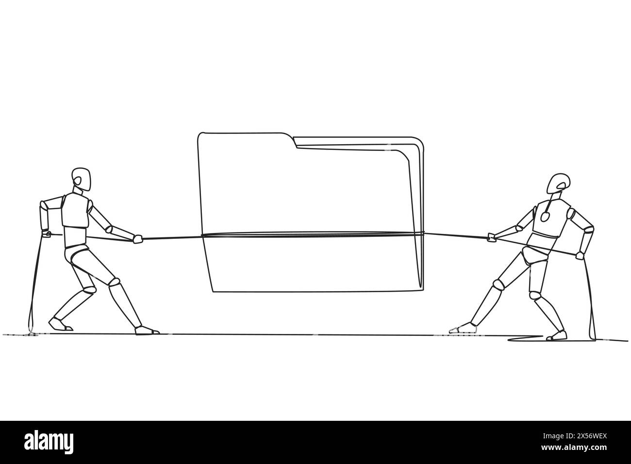 Robot data paper Stock Vector Images - Alamy