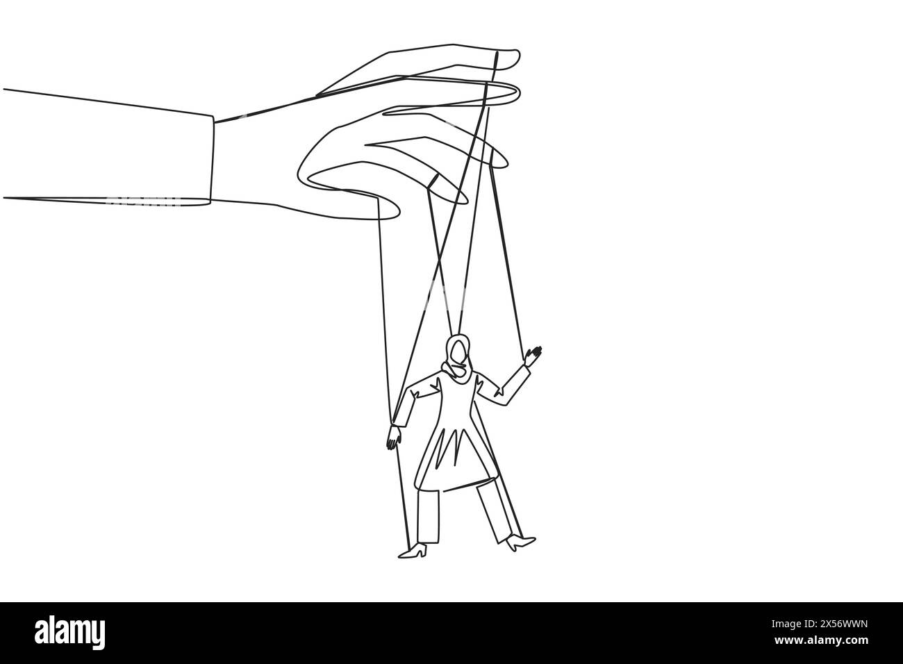 Portrait captive woman tied Stock Vector Images - Alamy