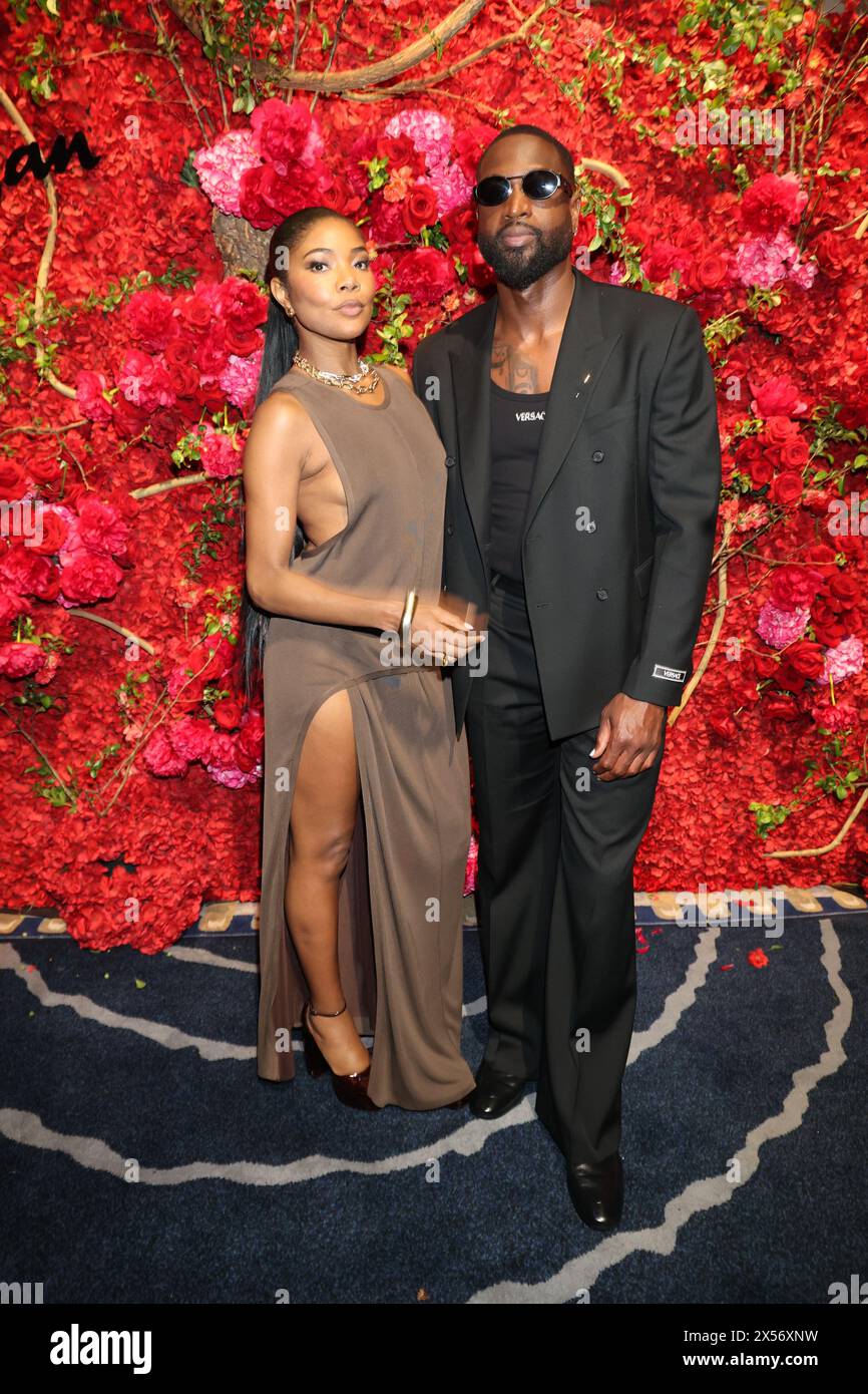 New York, NY, USA. 7th May, 2024. Dwyane Wade and Gabrielle Union at ...