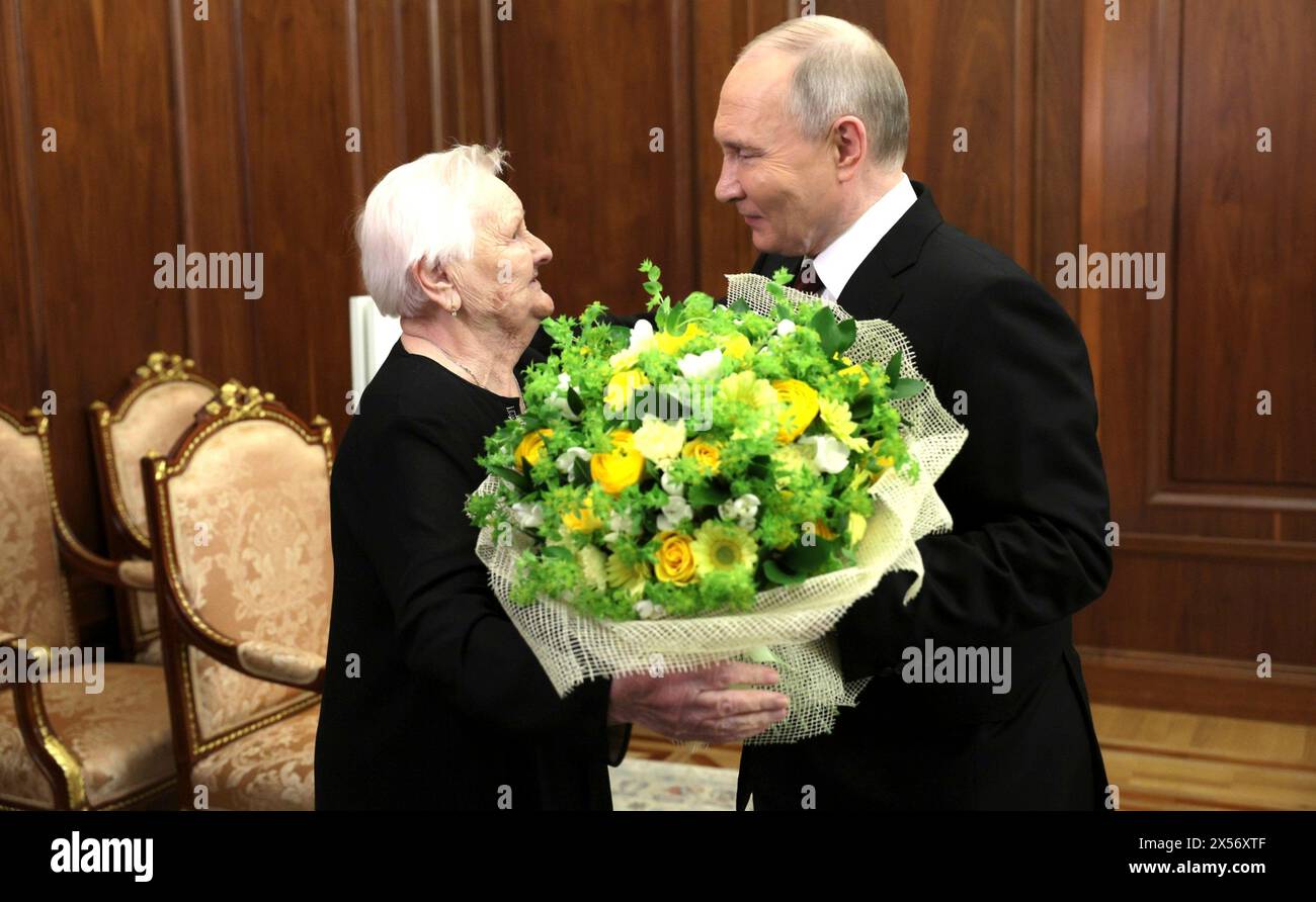 Moscow, Russia. 07th May, 2024. Russian President Vladimir Putin ...