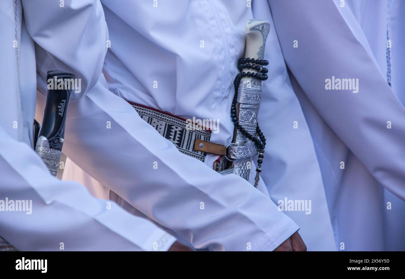 Traditional omani sword dance hi-res stock photography and images - Alamy