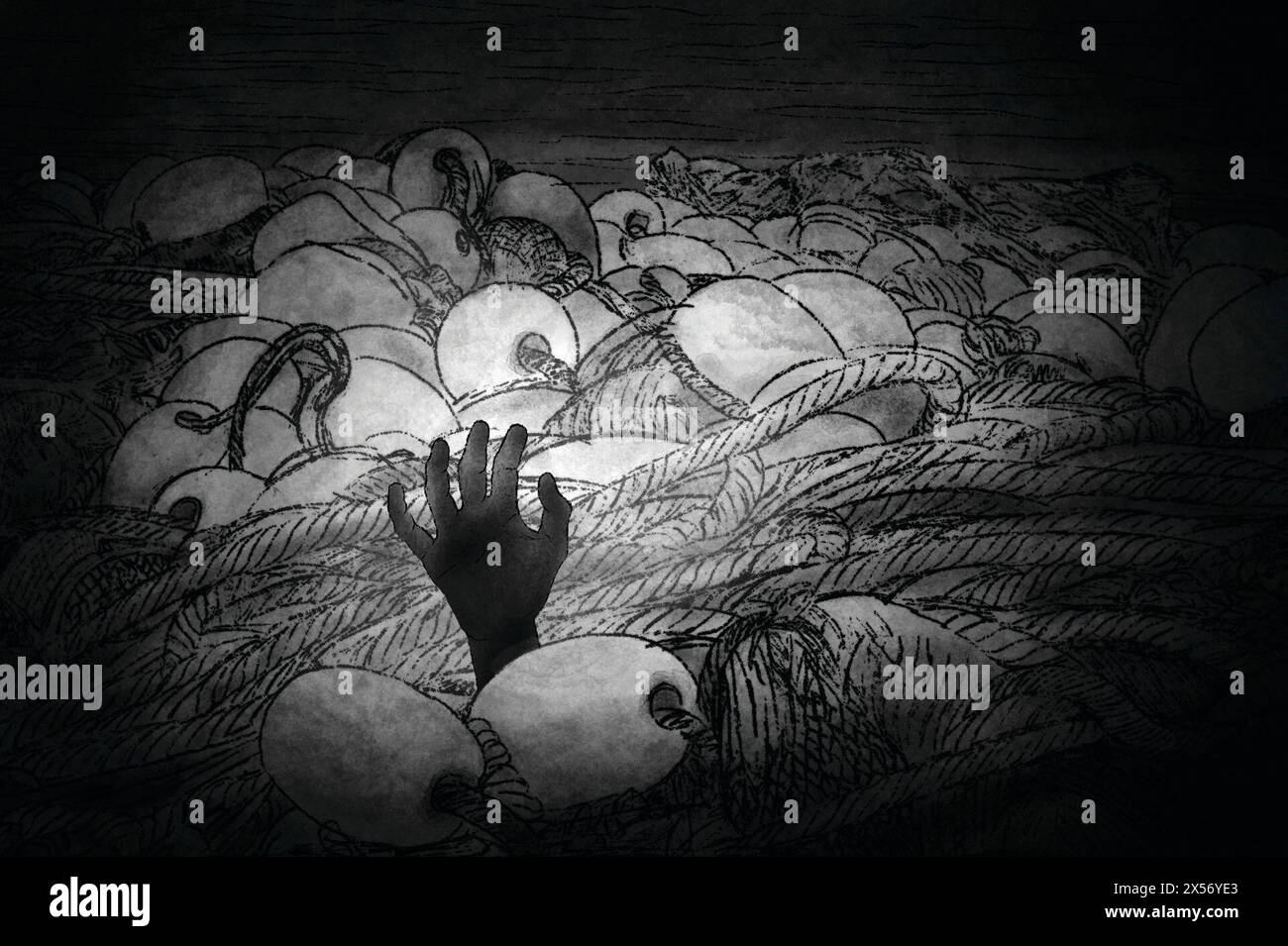 Passengers who were drowning tried desperately to pull themselves to ...