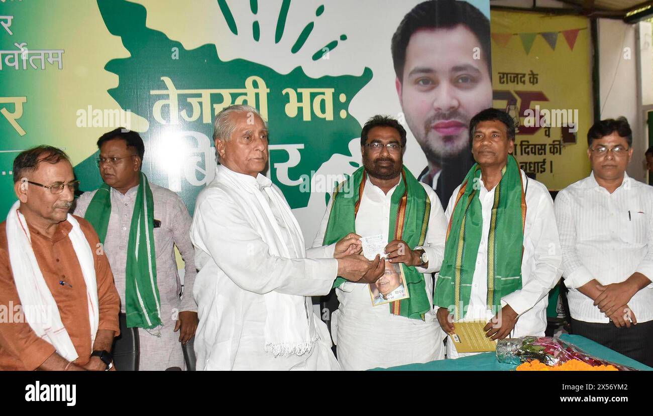 Patna, India. 07th May, 2024. PATNA, INDIA - MAY 7: Bihar RJD president ...