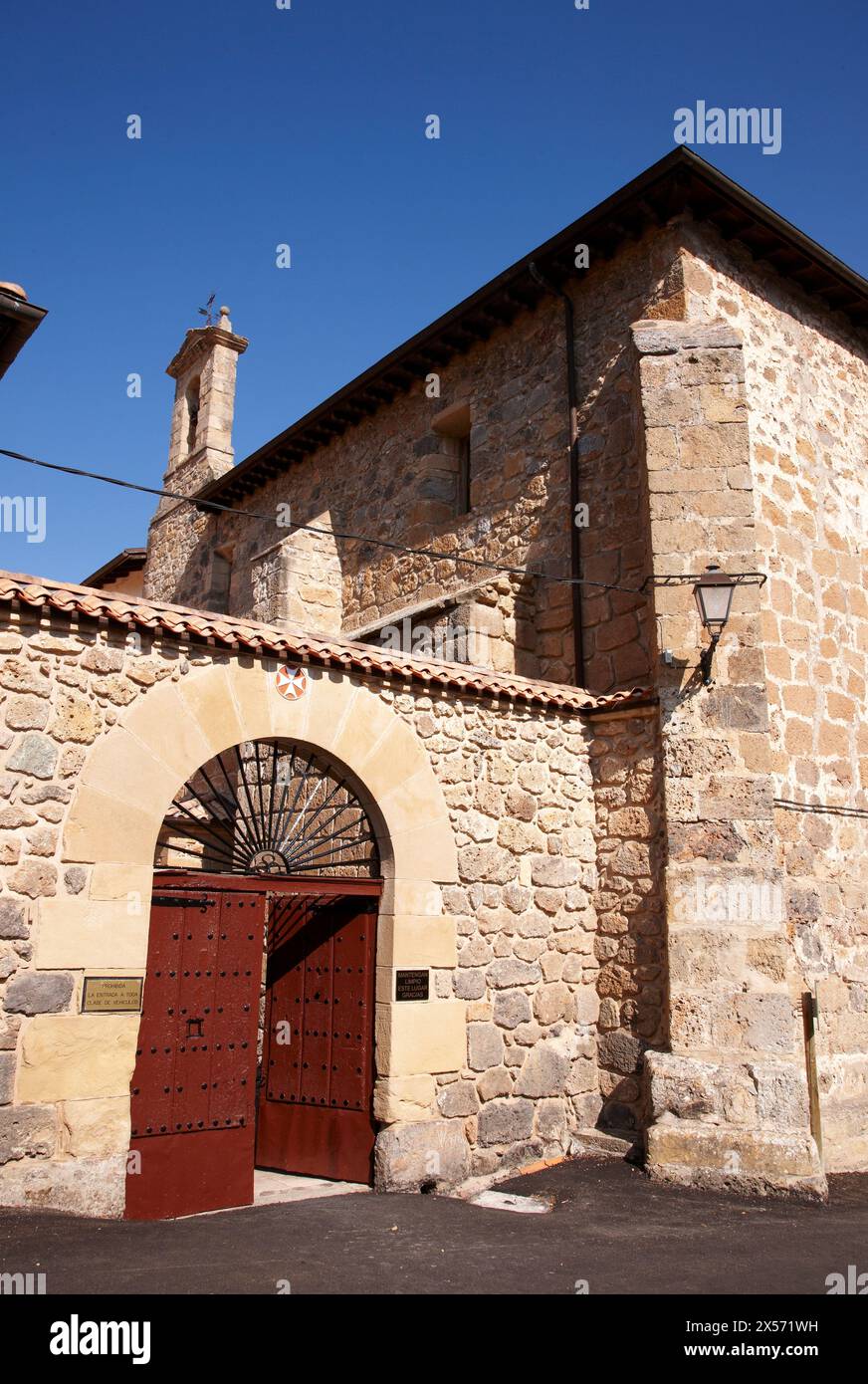 Monastery of San Juan de Acre, Salinas de Añana, Alava, Basque Country ...