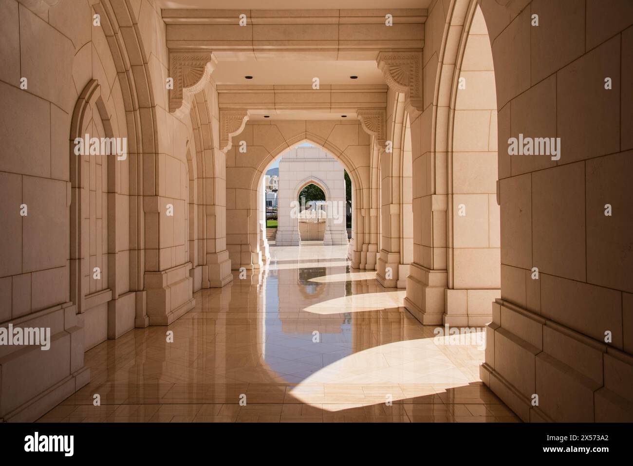 Interiors of the Royal Opera House, Muscat, Oman Stock Photo - Alamy