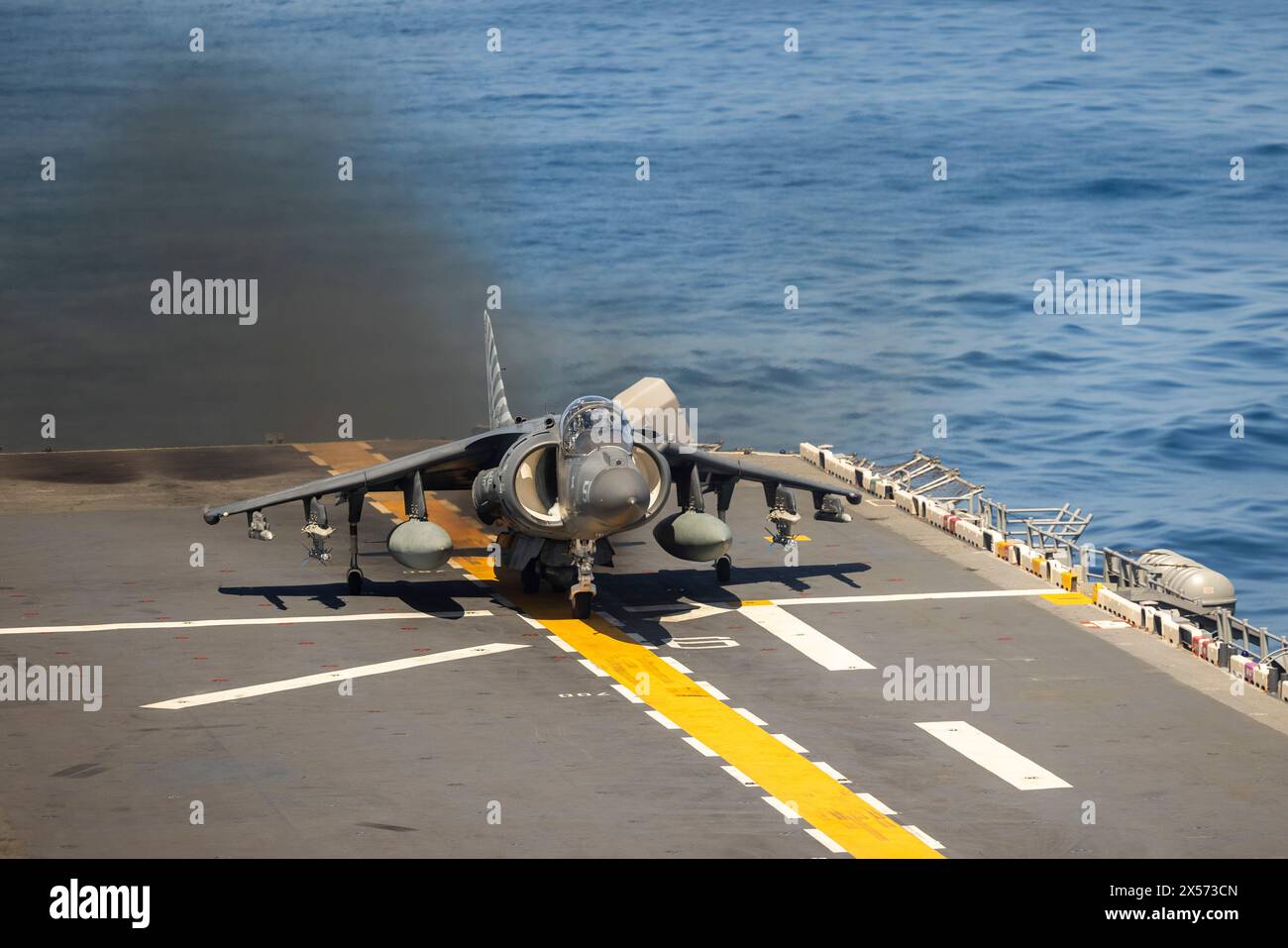 Atlantic Ocean, United States. 01 May, 2024. A U.S. Marine Corps AV-8B ...