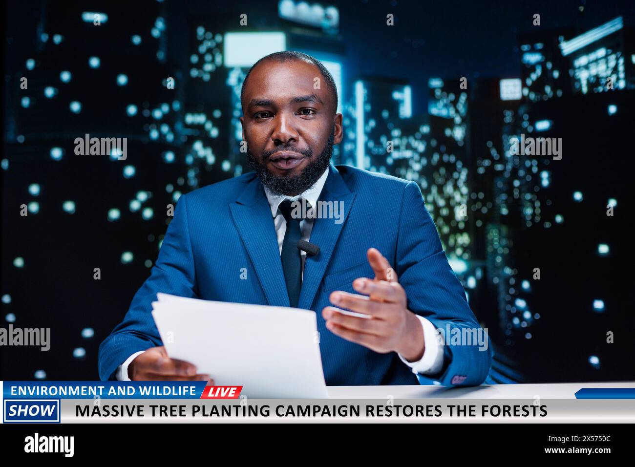 Journalist reveals environment program to plant trees and help preserve ...