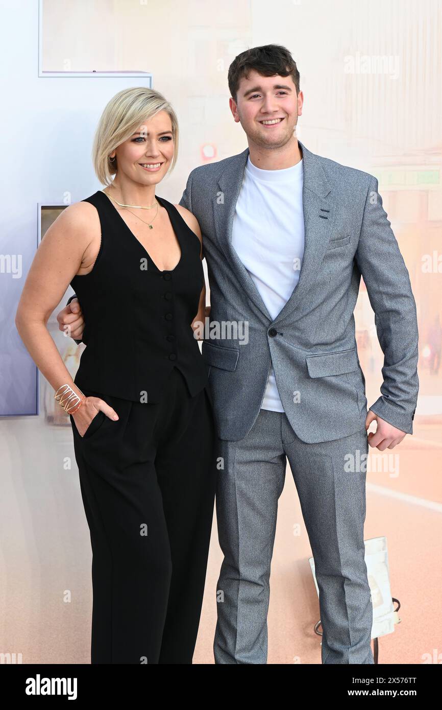 LONDON, ENGLAND, UK - MAY 07 2024: Suzanne Shaw, Corey MacKenzie Graham ...