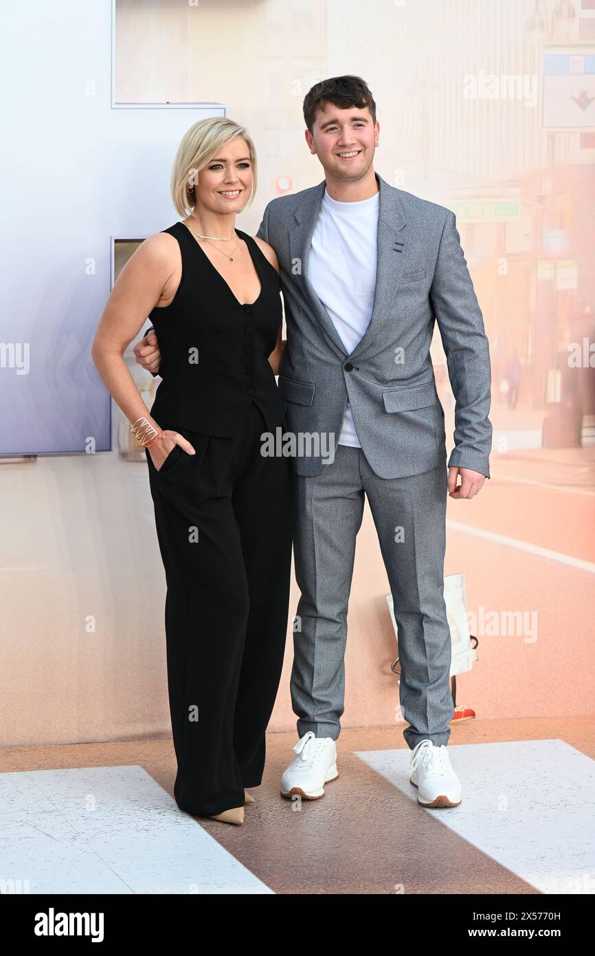 LONDON, ENGLAND, UK - MAY 07 2024: Suzanne Shaw, Corey MacKenzie Graham attends The UK premiere ...