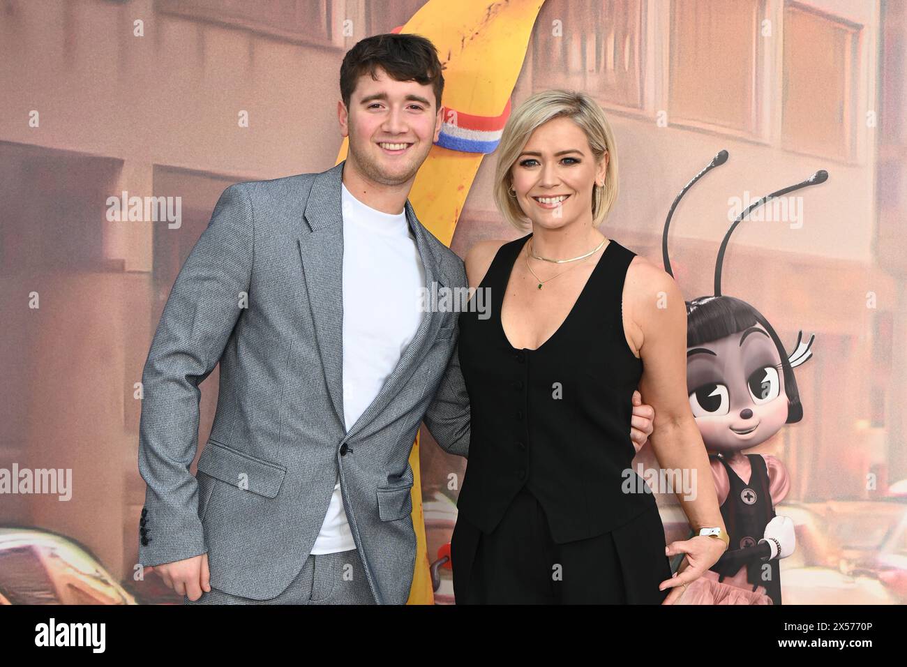 LONDON, ENGLAND, UK - MAY 07 2024: Suzanne Shaw, Corey MacKenzie Graham ...