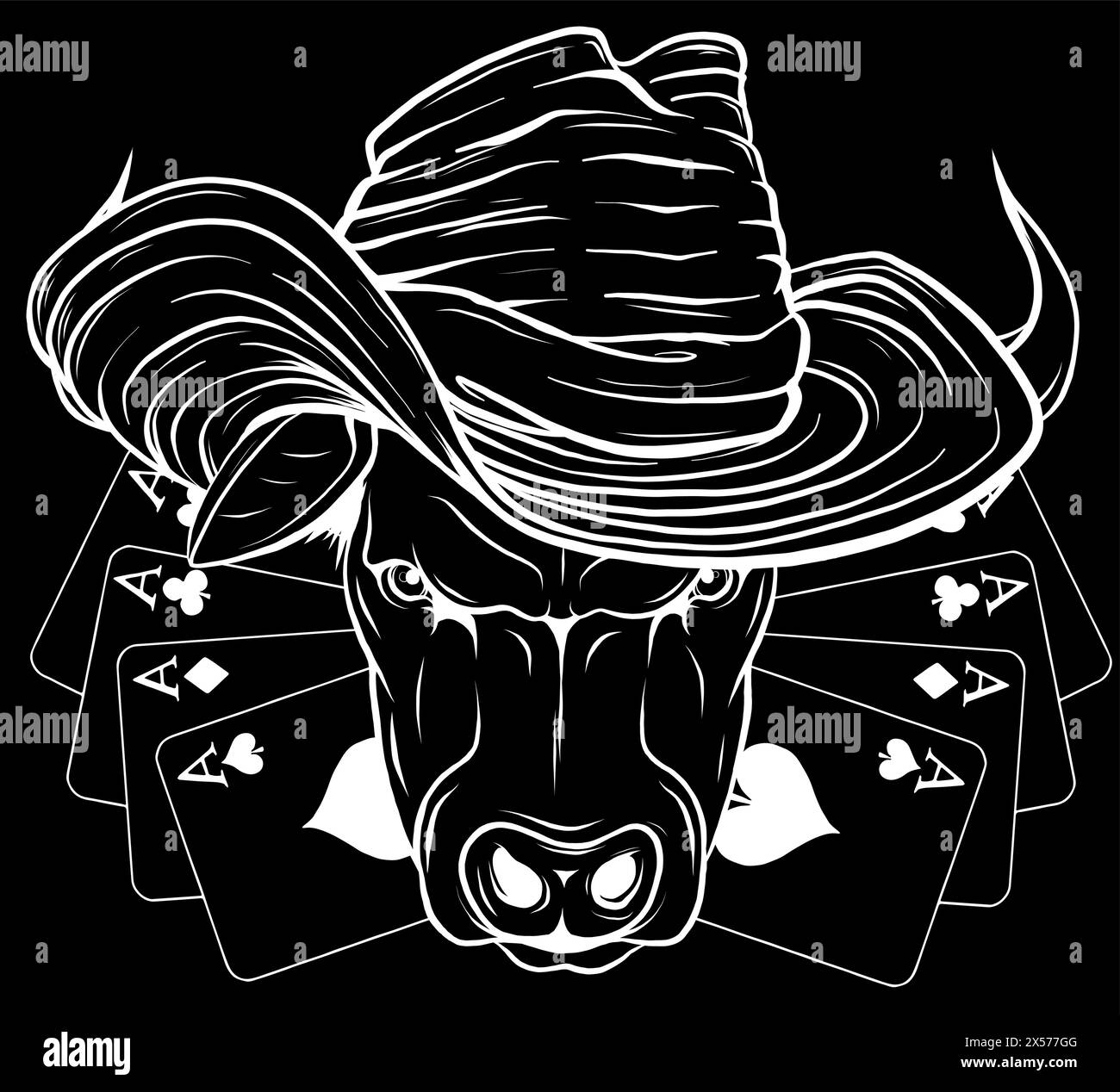 The bull and claw Stock Vector Images - Alamy