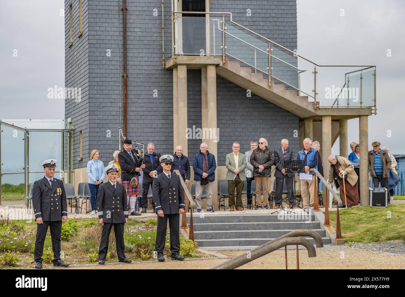 Old Head of Kinsale Signal Tower, RMS Lusitania remembrance ceremony ...