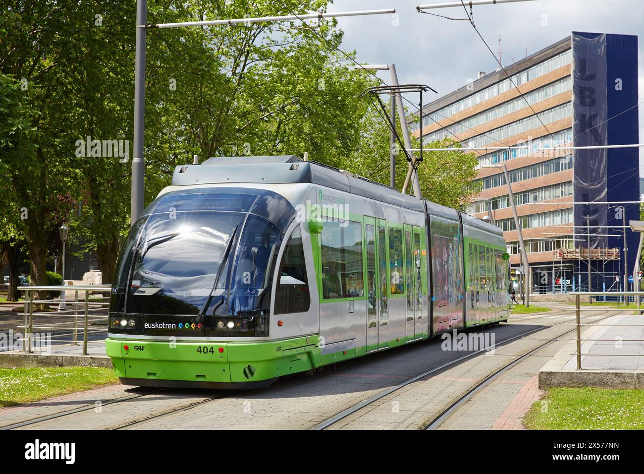 Tram. Bilbao, Bizkaia. Basque country. Spain Stock Photo - Alamy