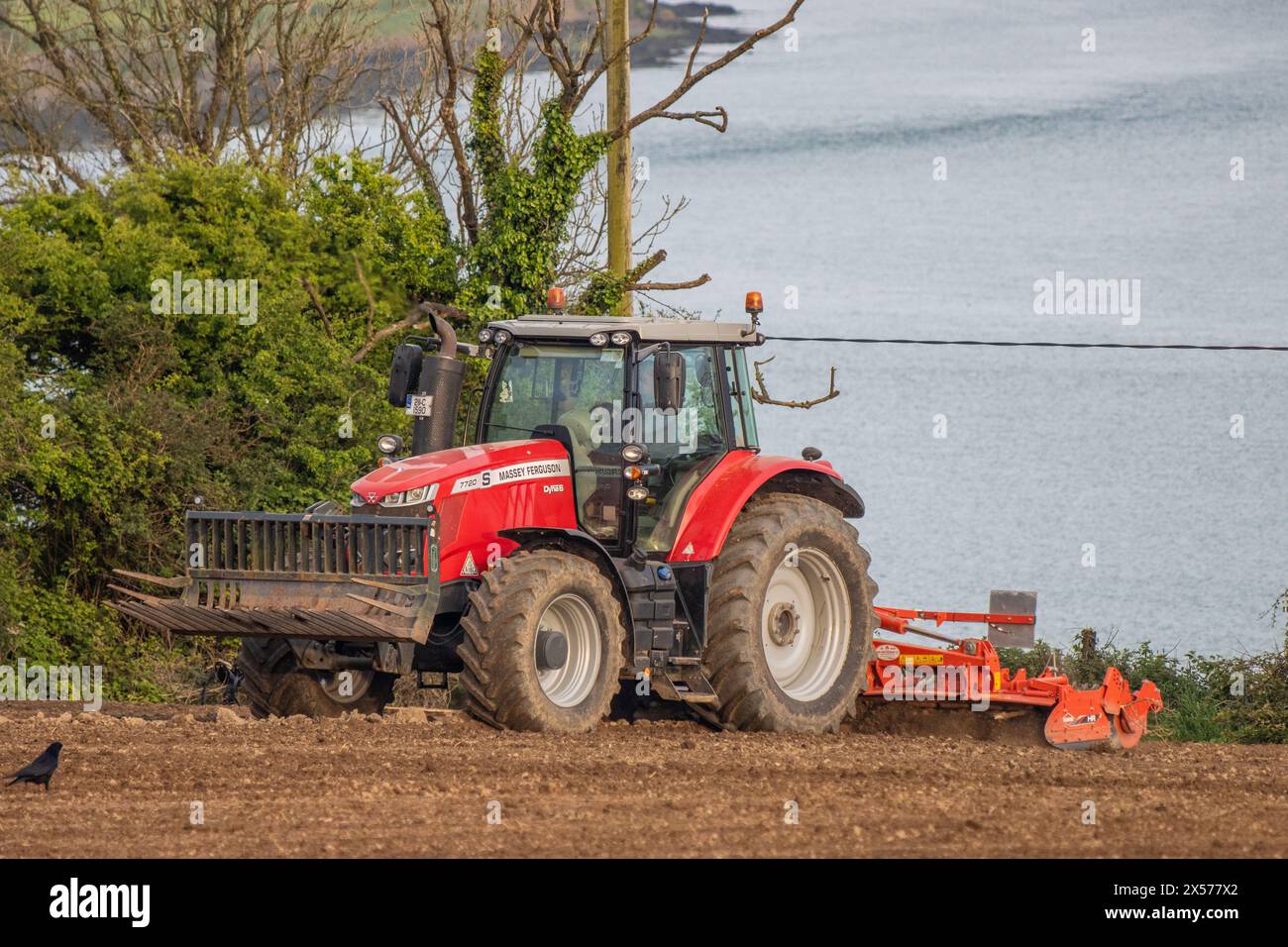 Sowing maize for winter cattle fodder, May 2024 Stock Photo - Alamy