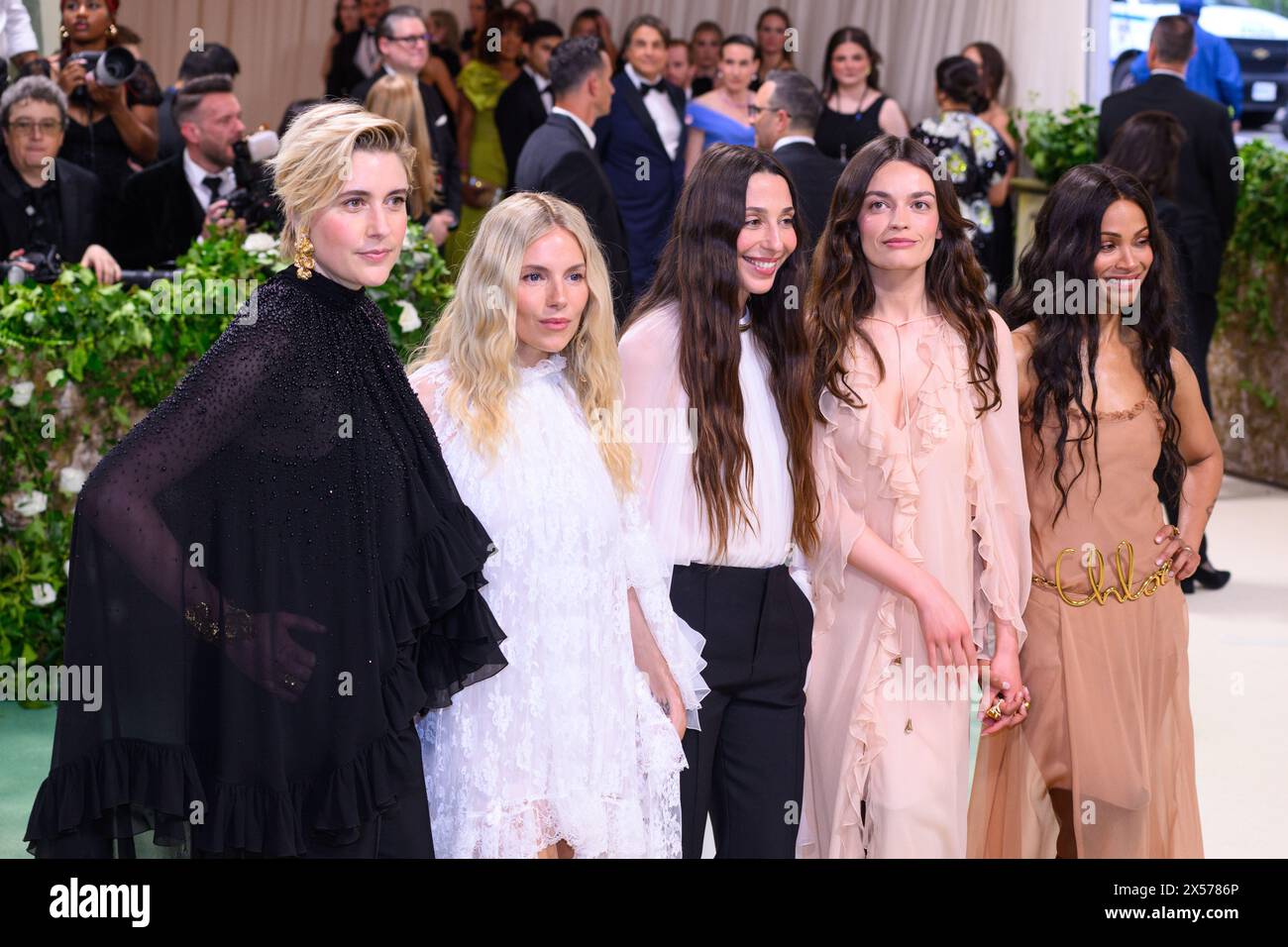 New York, USA. 6 May 2024. Greta Gerwig, Sienna Miller, Chemena Kamali ...
