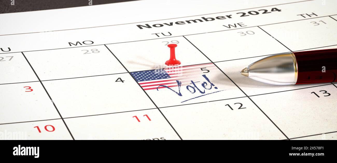 US presidential election will take place on November 5, 2024. A ...