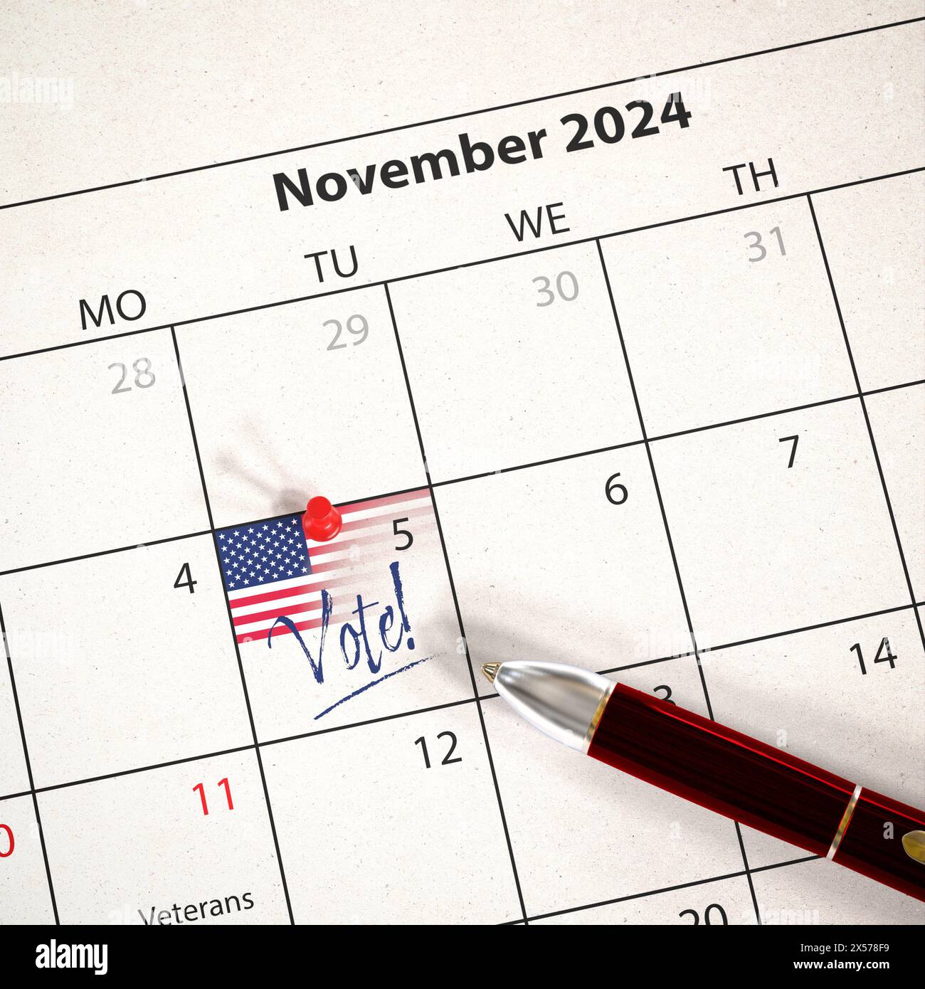 2024 calendar hi-res stock photography and images - Alamy